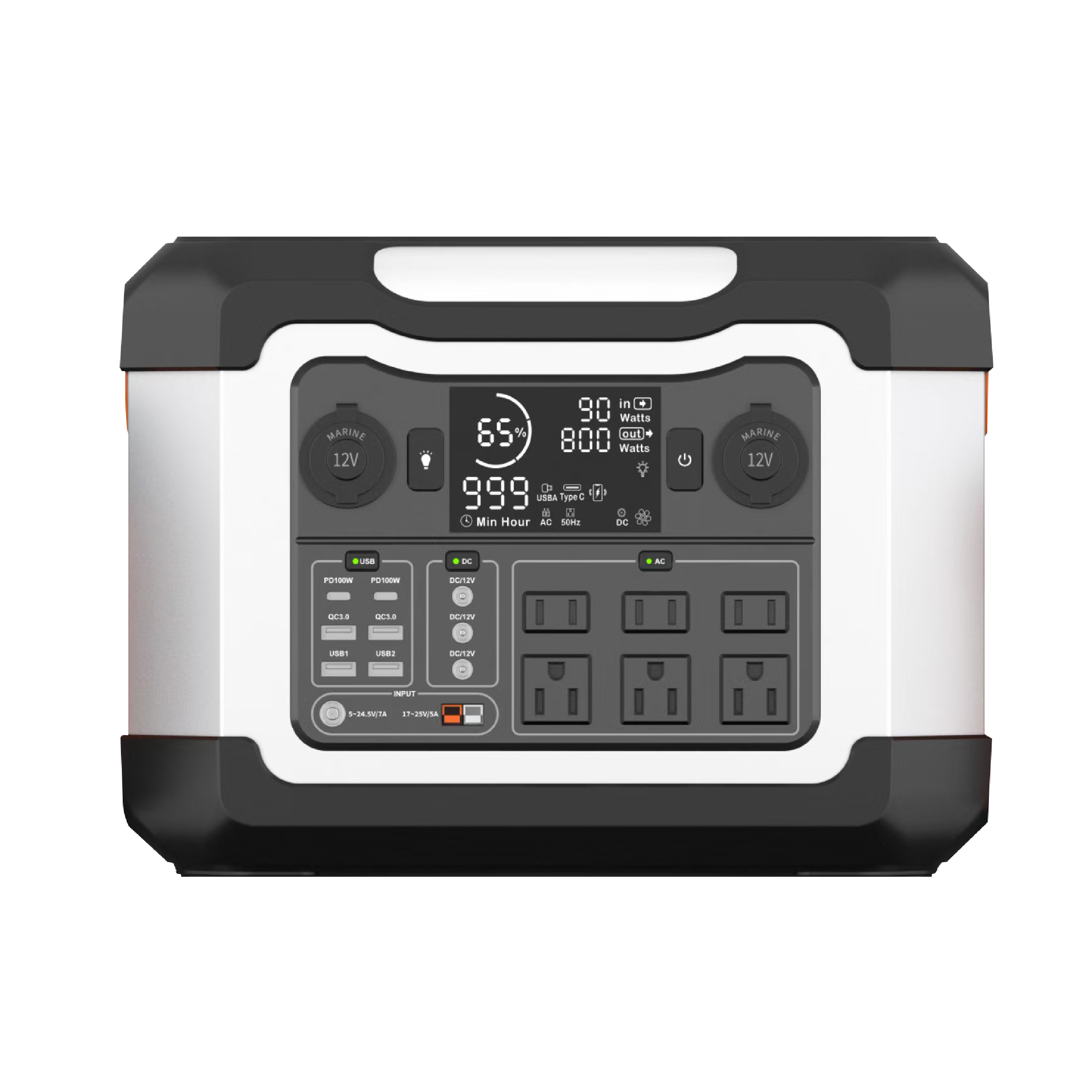 MM-PPS-1200w Portable Power Station - Mercury Mercantile -Industrial ...